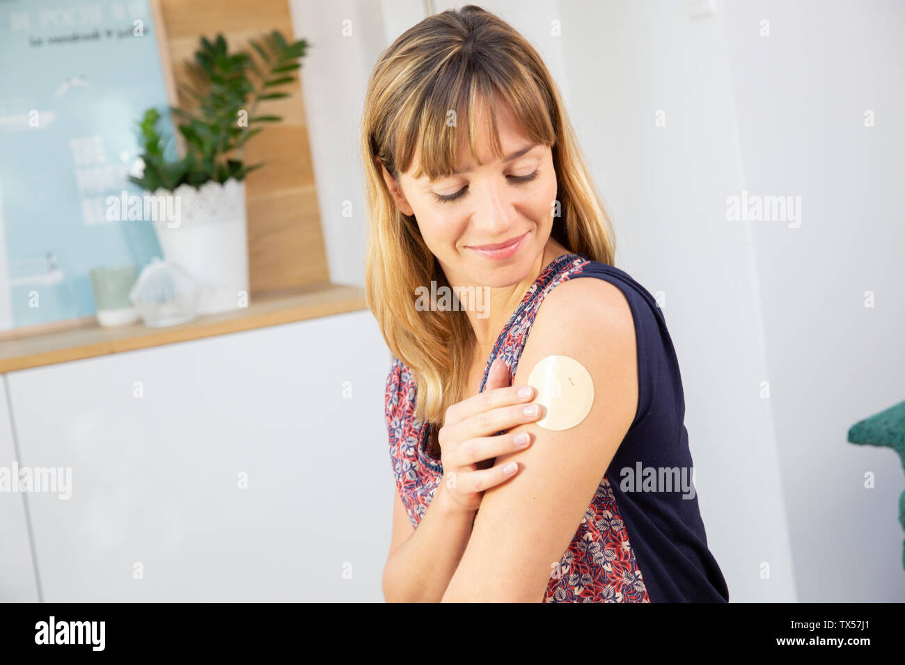 Women patch hi-res stock photography and images - Alamy