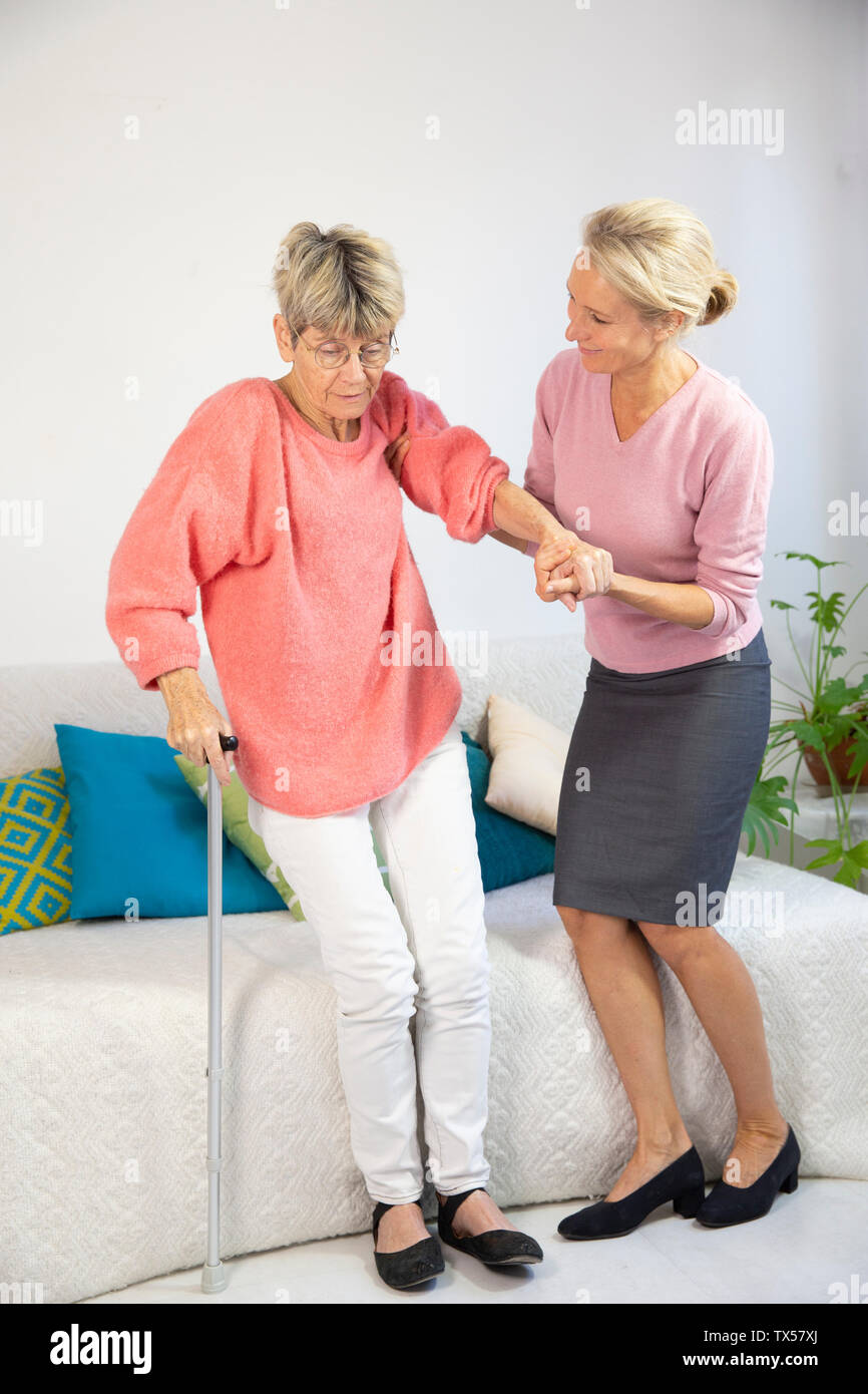 Older family carer hi-res stock photography and images - Alamy