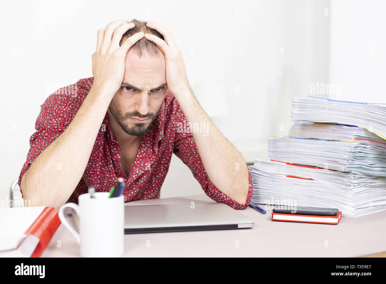 Over worked hi-res stock photography and images - Alamy