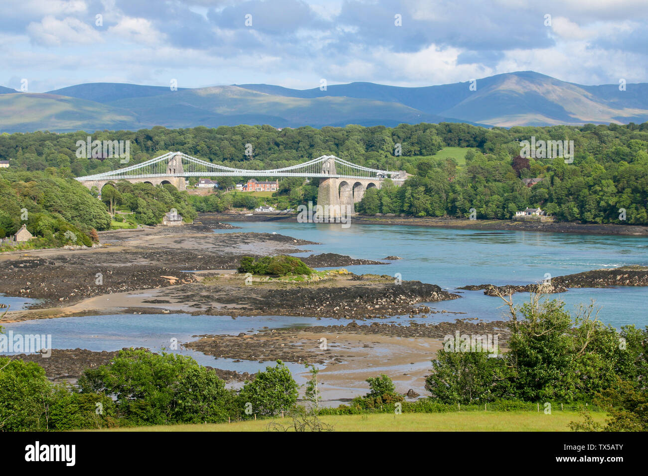 Thomas telford suspension bridge hi-res stock photography and images ...