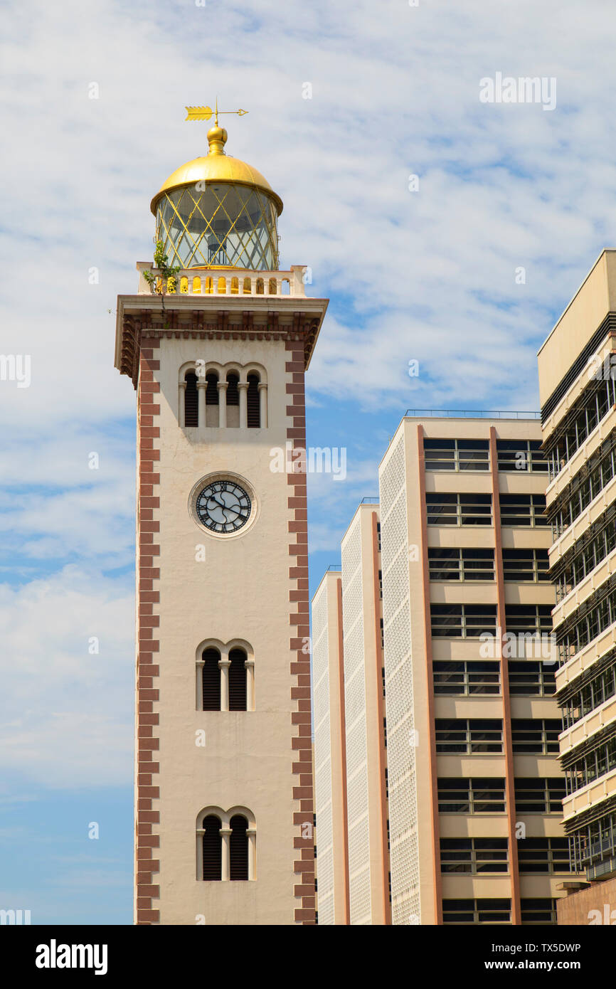 Lighthouse Clock Tower, Fort, Colombo, Sri Lanka Stock Photo - Alamy