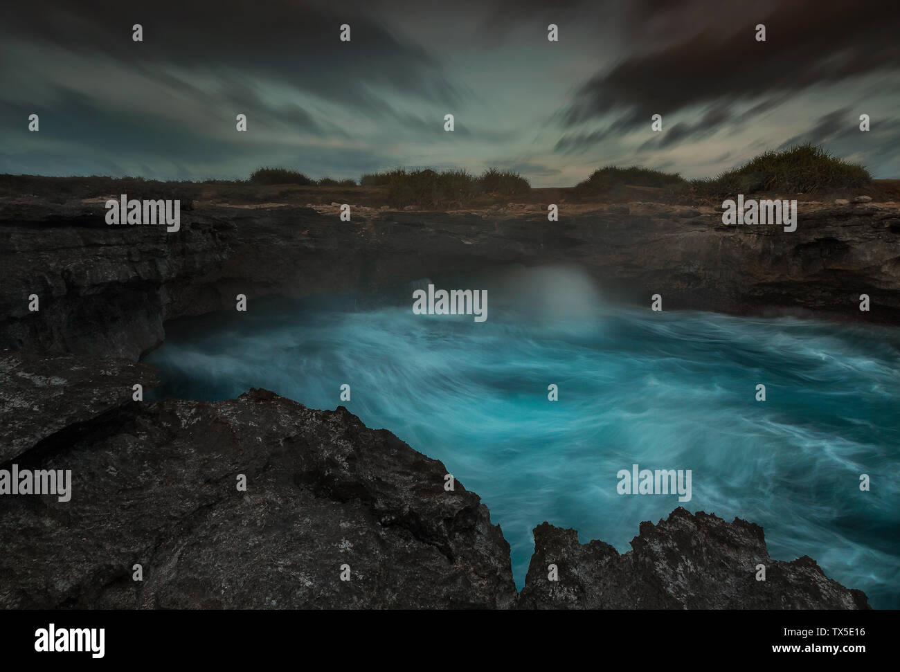 Tears of the Demons in Bali Stock Photo - Alamy