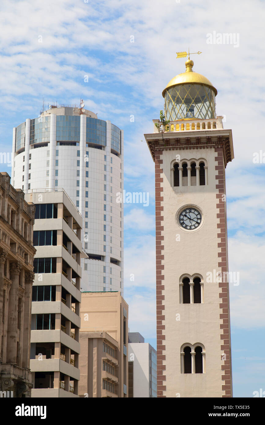 Lighthouse Clock Tower, Fort, Colombo, Sri Lanka Stock Photo - Alamy