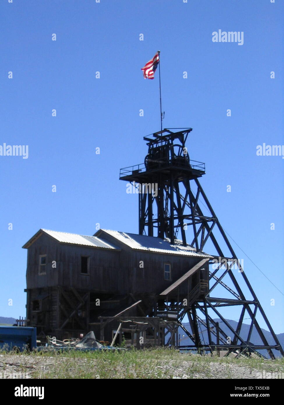 Butte headframe hi-res stock photography and images - Alamy