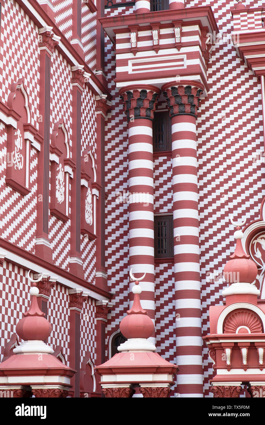 Red Masjid, Pettah, Colombo, Sri Lanka Stock Photo - Alamy