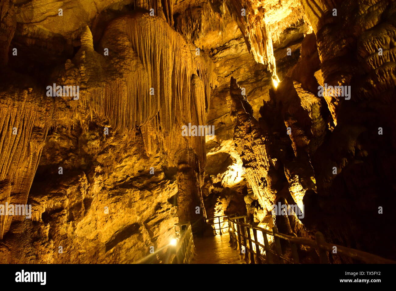 Natural karst caves Stock Photo - Alamy