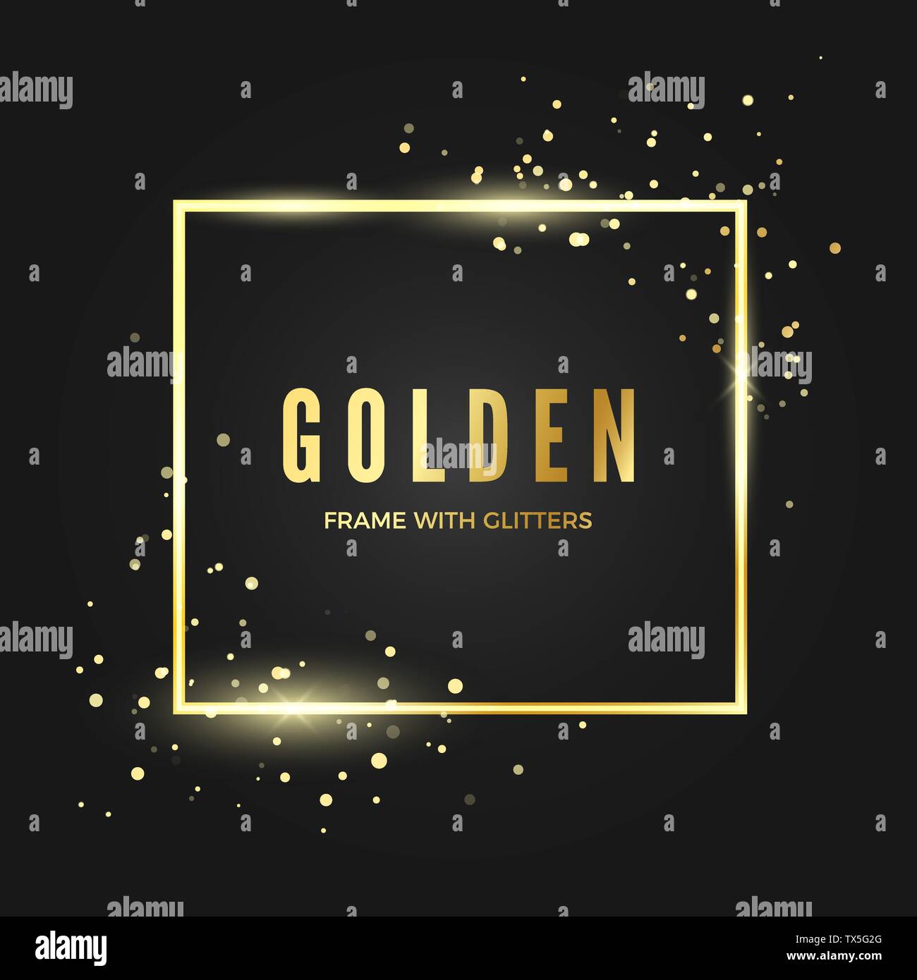 Frame gold border hi-res stock photography and images - Alamy