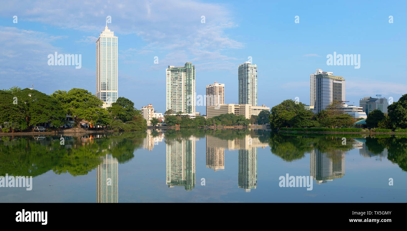 High rise apartments on Bere Lake, Colombo, Sri Lanka Stock Photo - Alamy