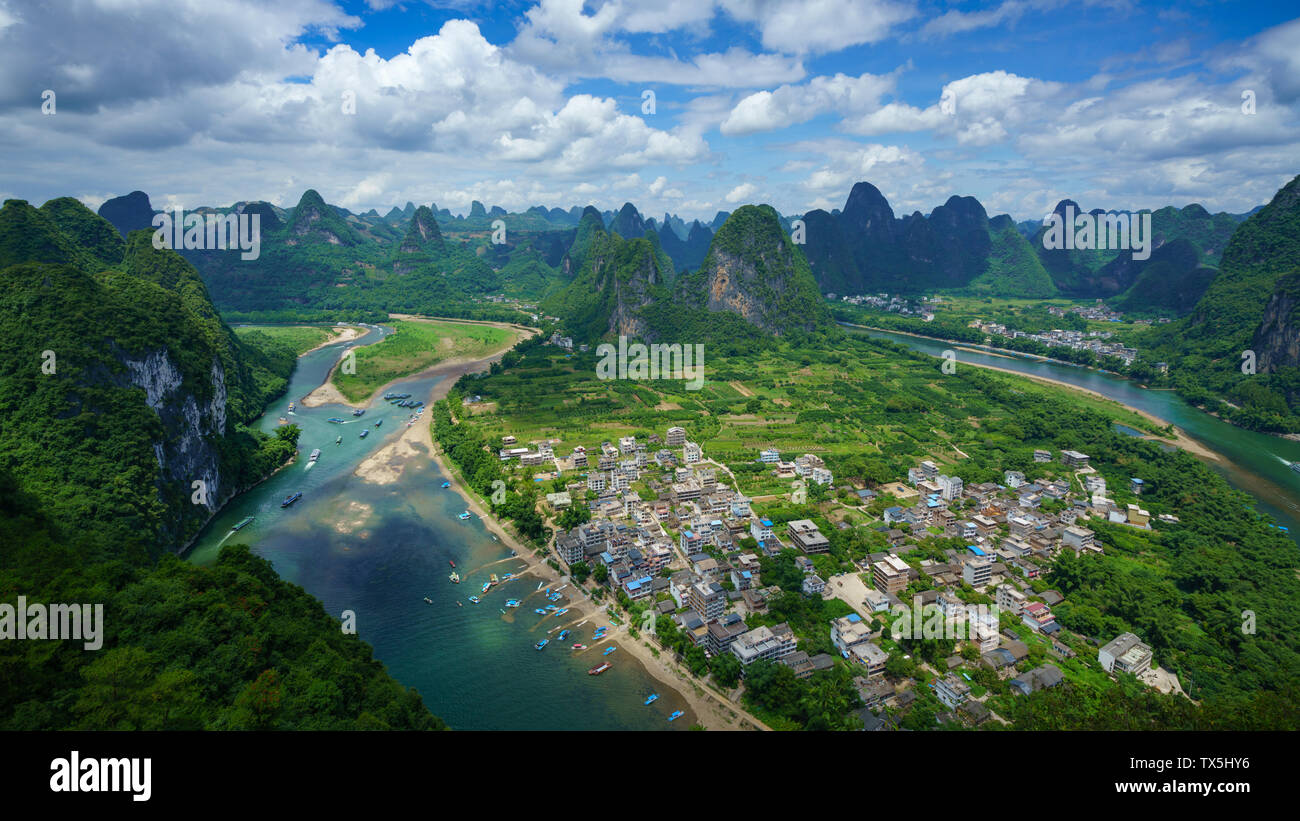 Guilin landscape landscape chinese geomorphology hi-res stock ...