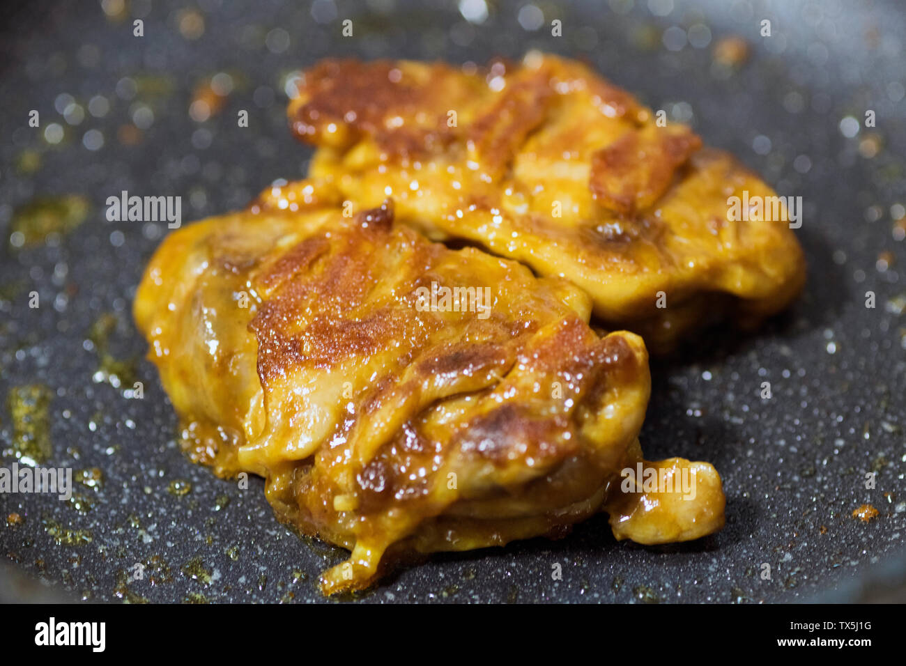 Fried chicken chops Stock Photo - Alamy