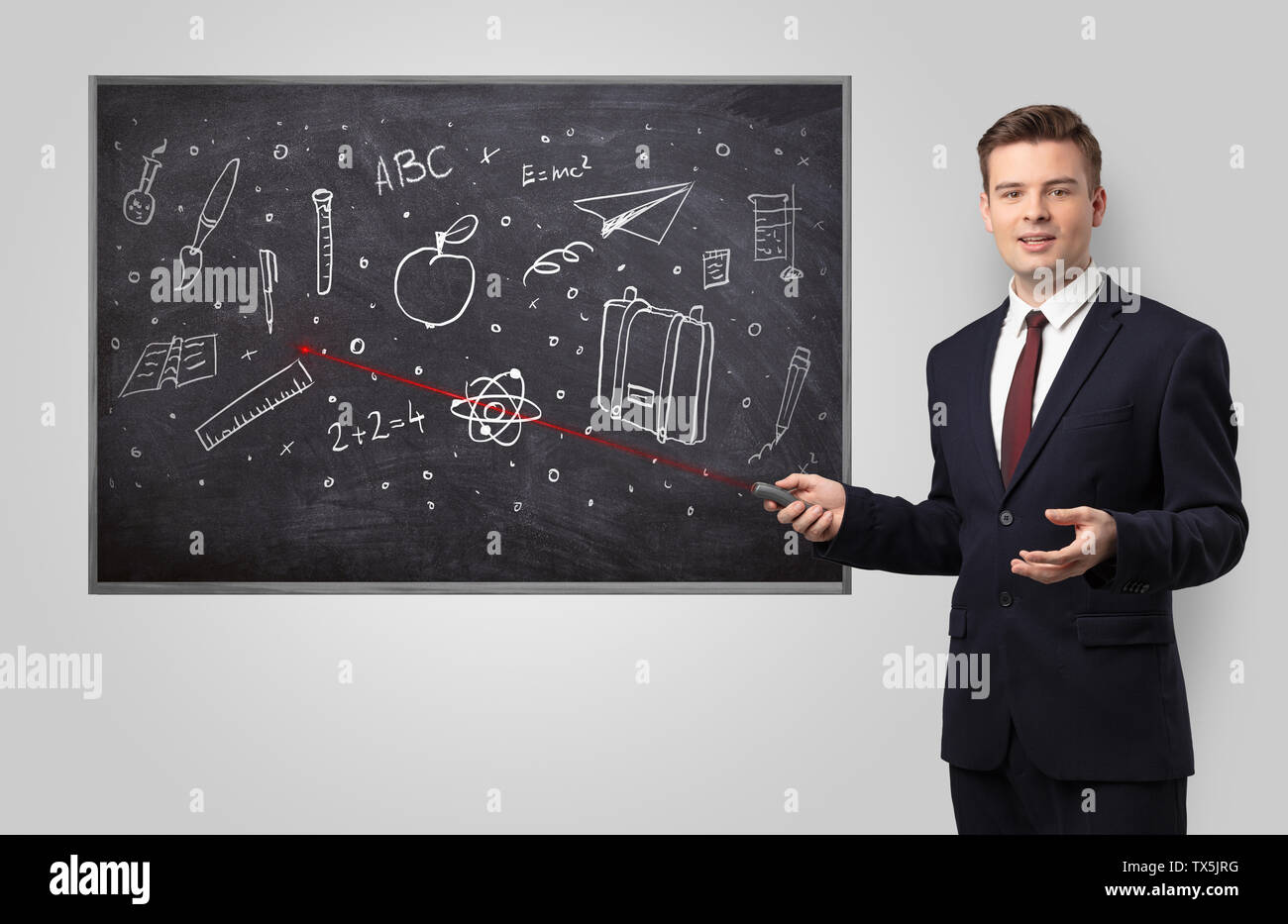 Laser pointer classroom hi-res stock photography and images - Alamy