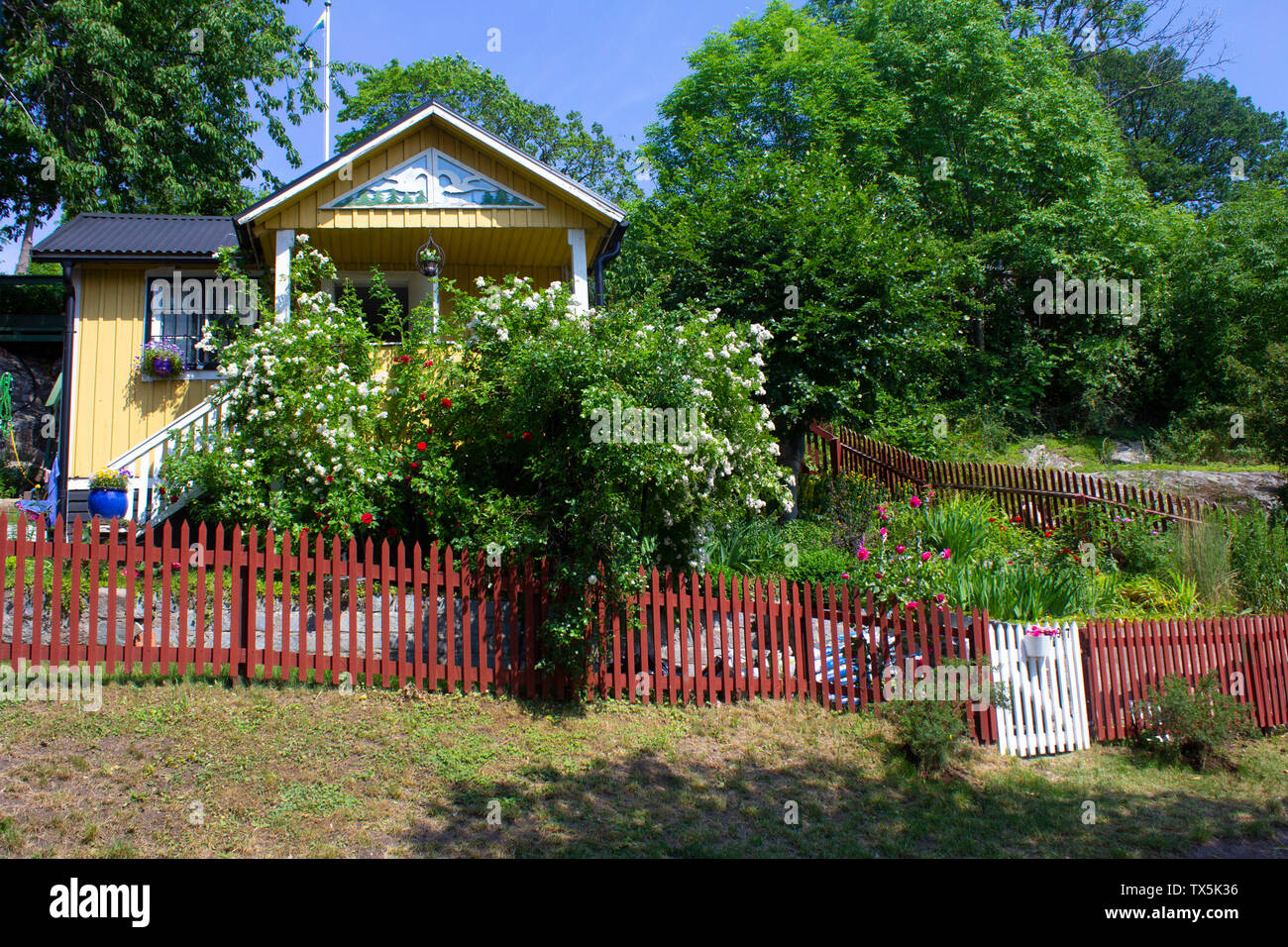 Allotment house in Tantolunden, Stockholm, Sweden Stock Photo - Alamy