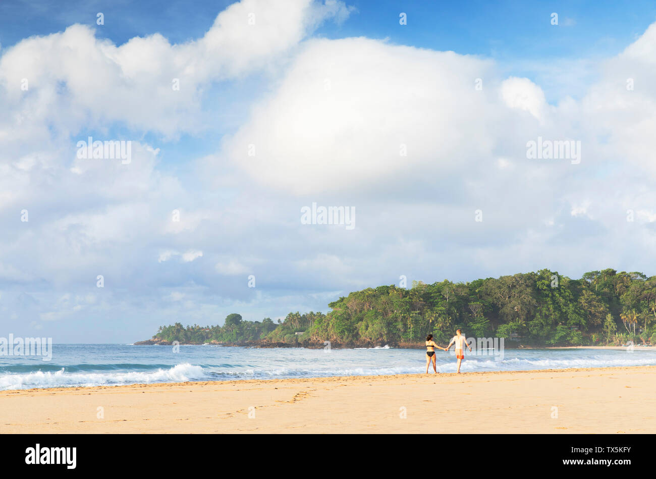 Talalla beach, Southern Province, Sri Lanka Stock Photo - Alamy