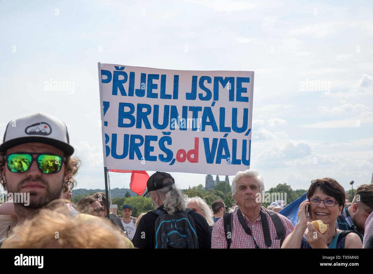 The largest Czech mass demonstration since 1989 with the attendance ...