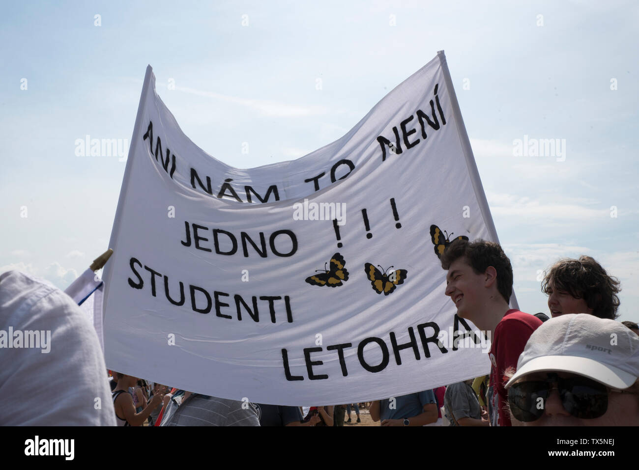 The largest Czech mass demonstration since 1989 with the attendance ...