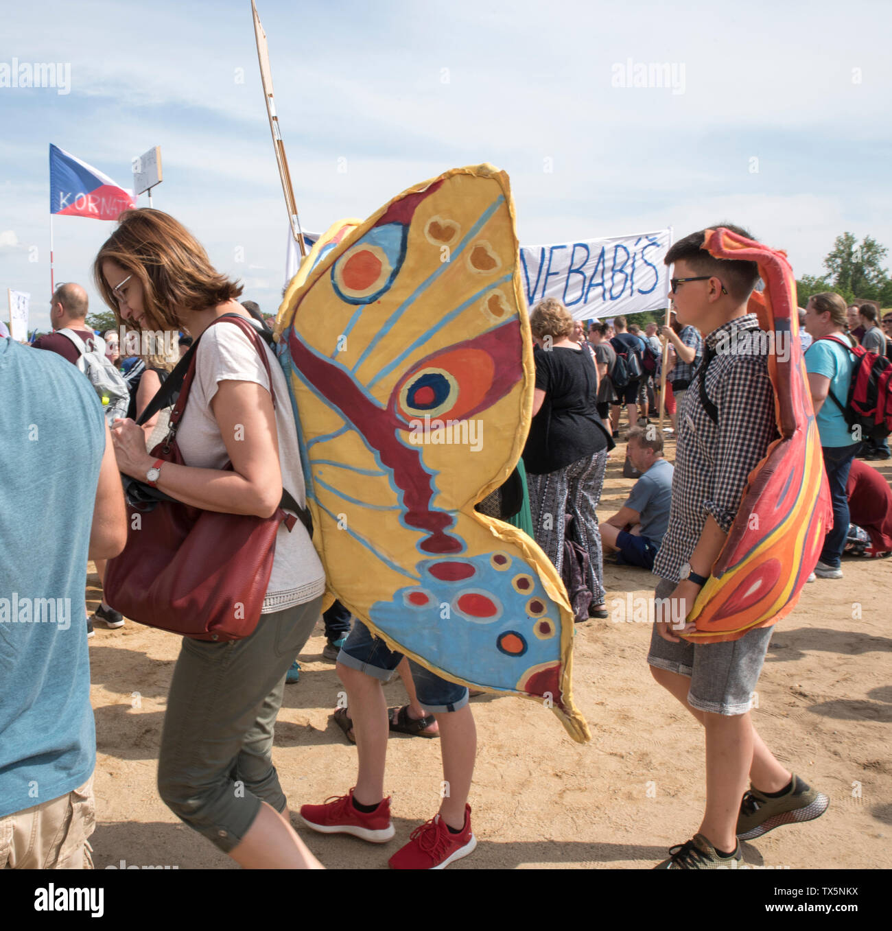 The largest Czech mass demonstration since 1989 with the attendance ...