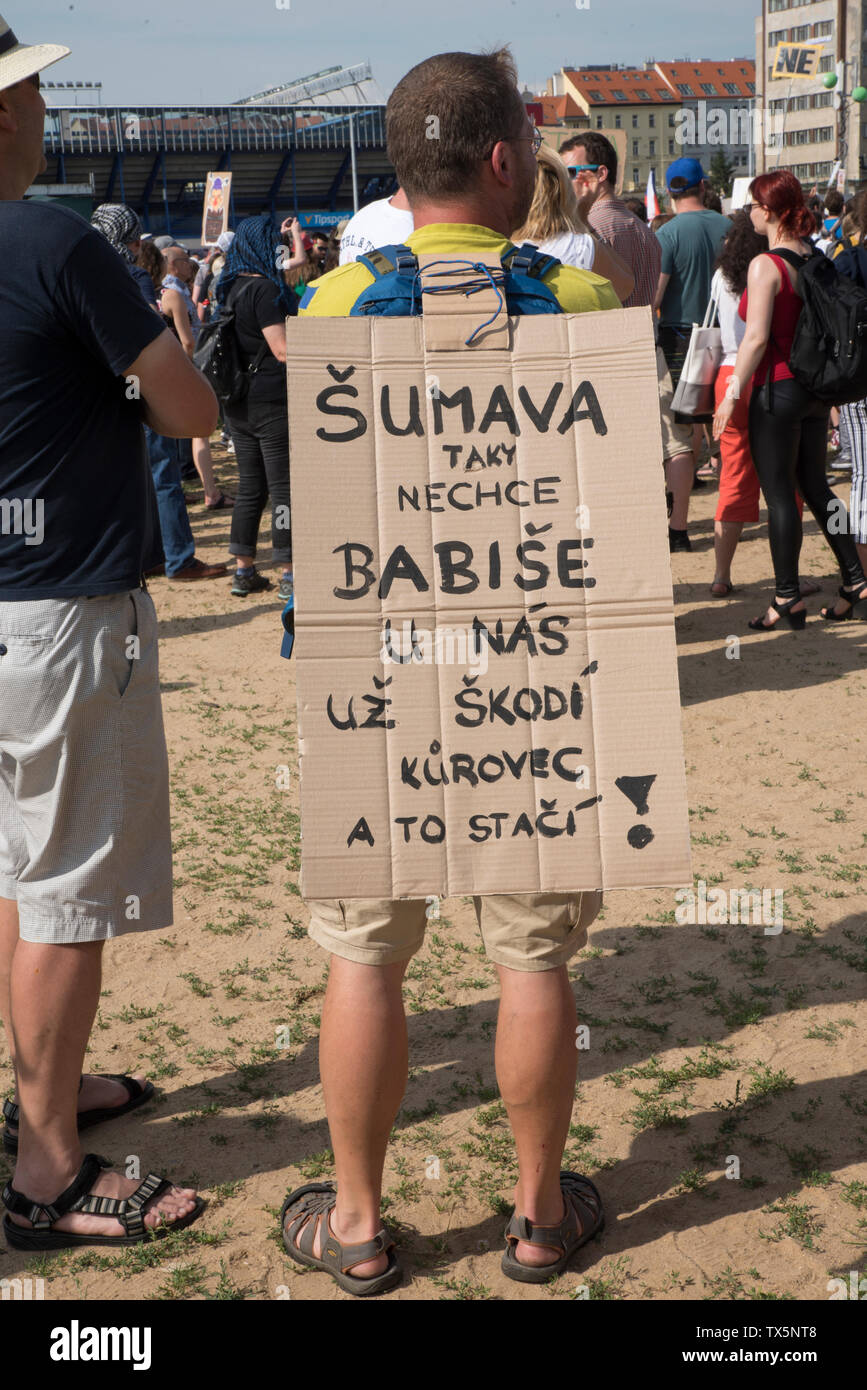 The largest Czech mass demonstration since 1989 with the attendance ...