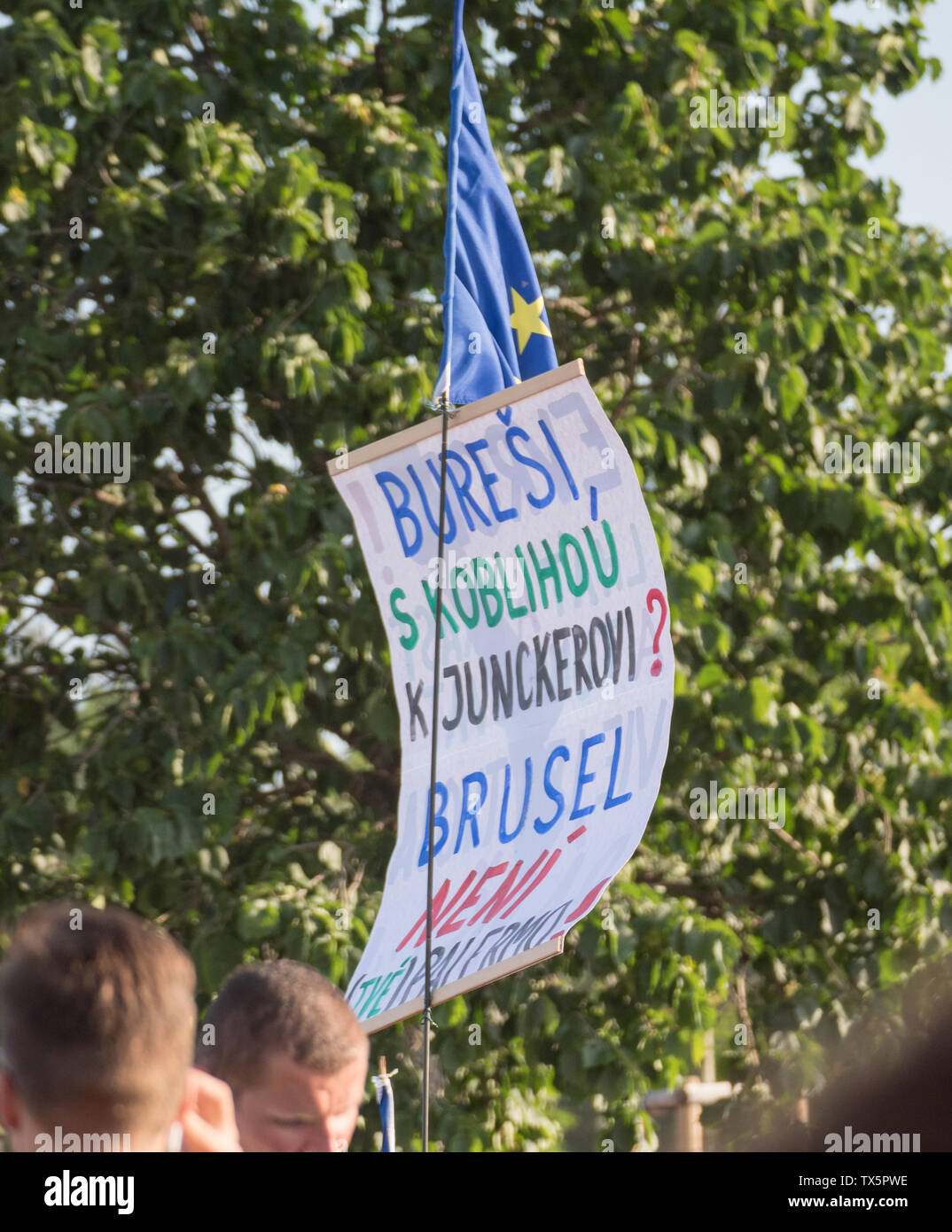 The largest Czech mass demonstration since 1989 with the attendance ...