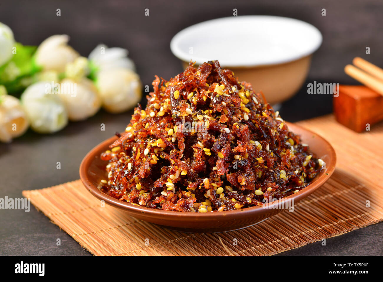 Spicy spiced lantern, shredded beef Stock Photo - Alamy