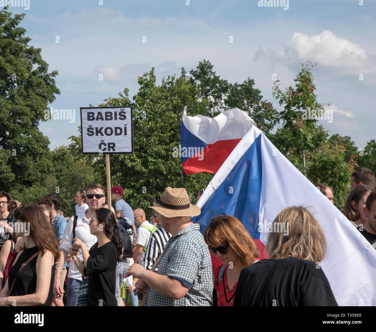 The largest Czech mass demonstration since 1989 with the attendance ...