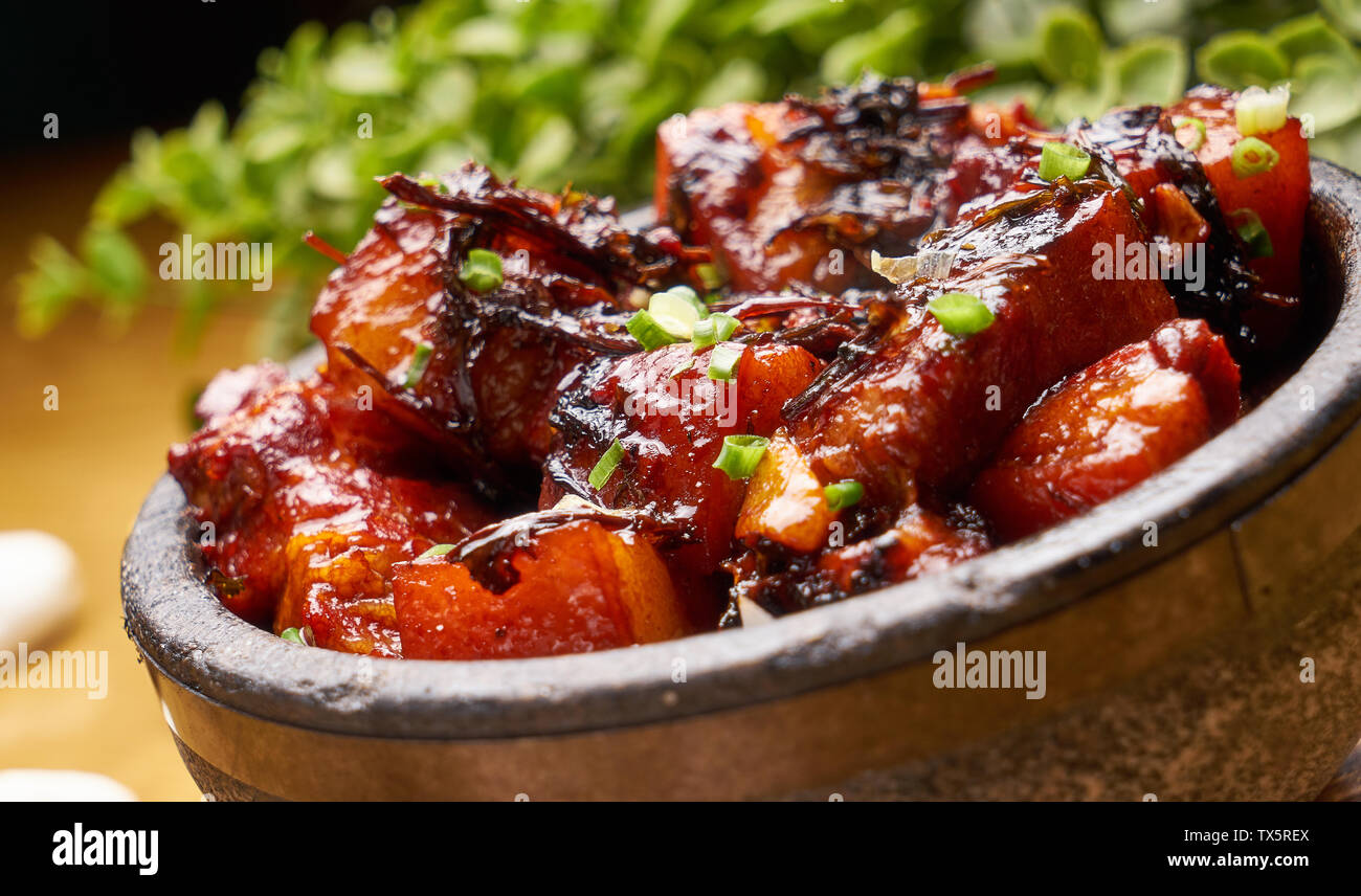 Traditional cuisine, braised meat Stock Photo - Alamy