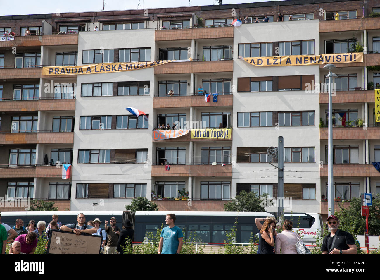 The largest Czech mass demonstration since 1989 with the attendance ...