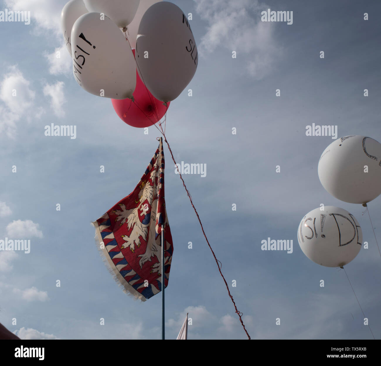 The largest Czech mass demonstration since 1989 with the attendance ...