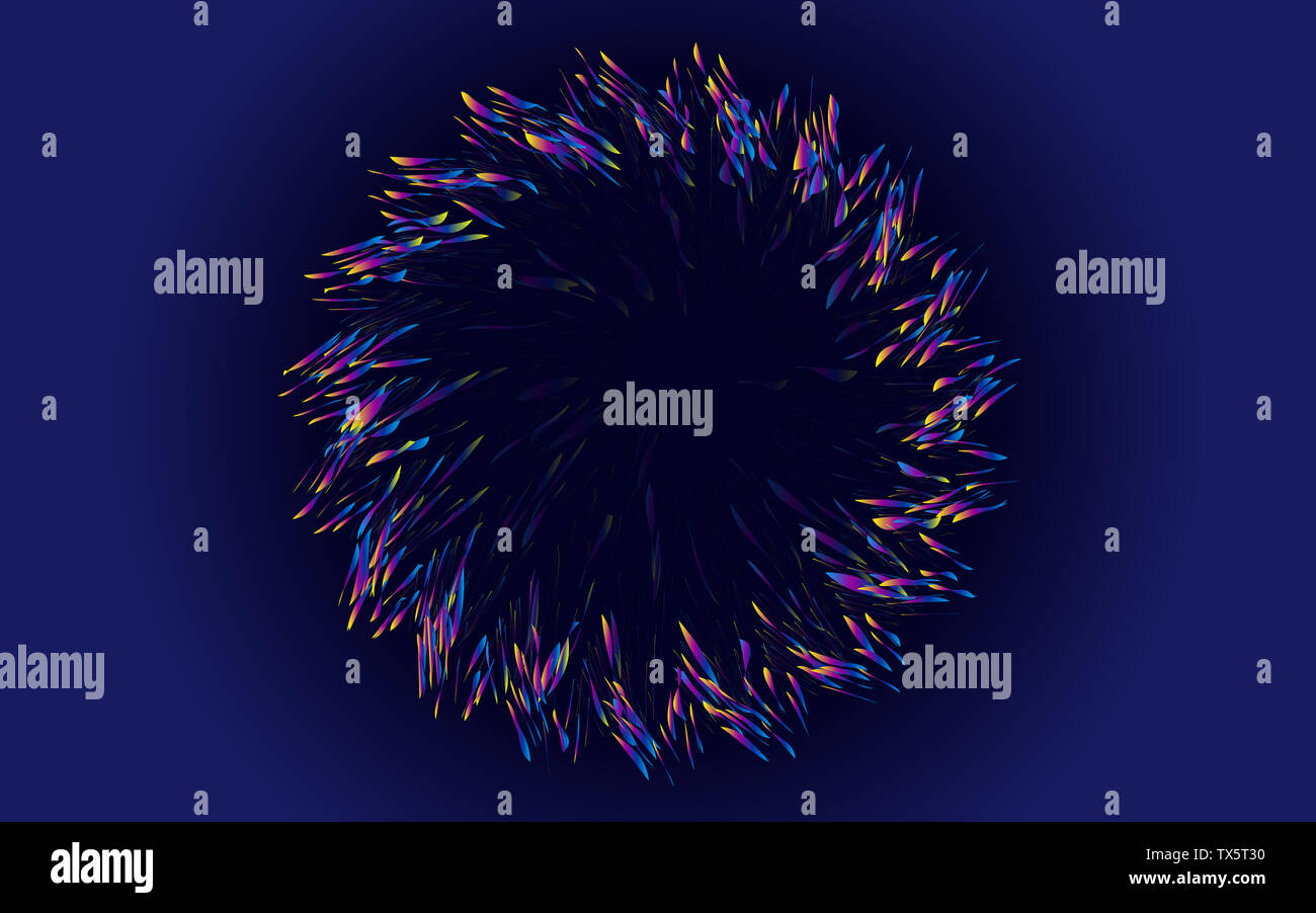 Color fragments form round abstract pattern background Stock Photo - Alamy