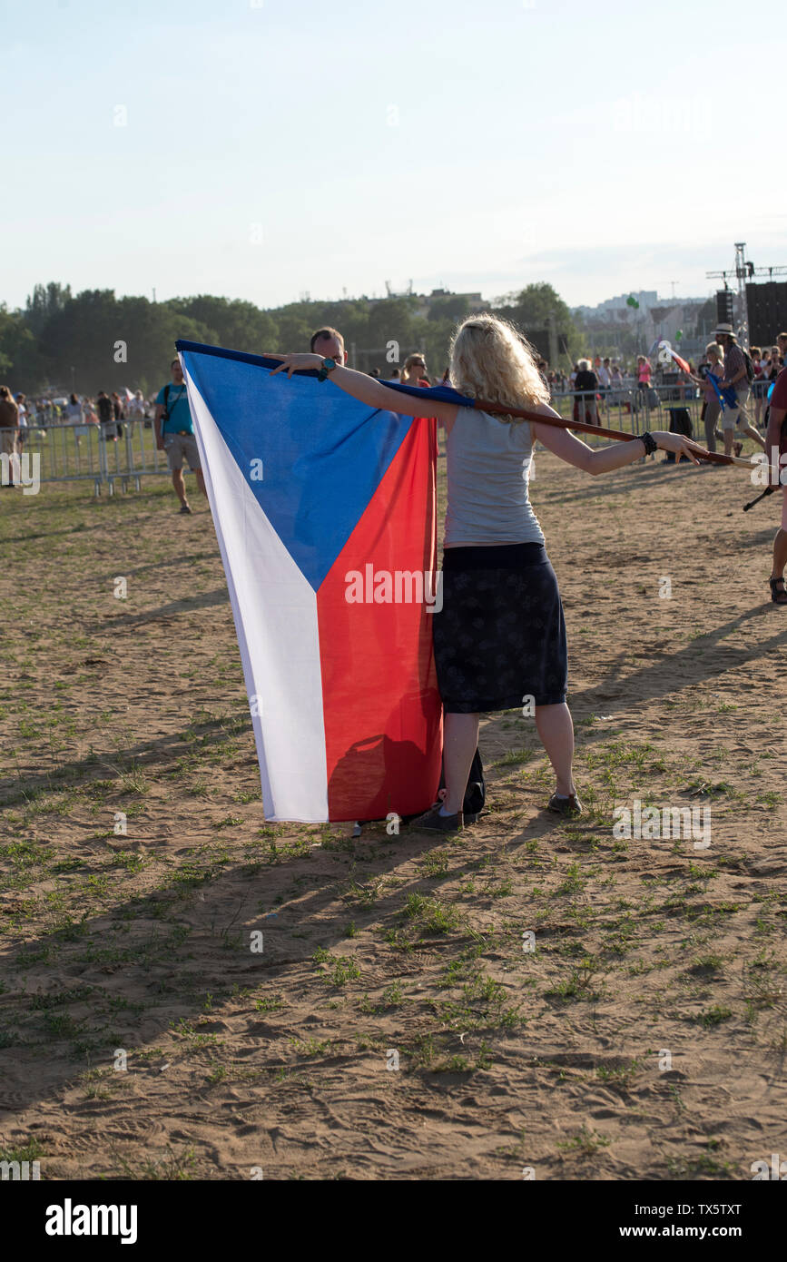 The largest Czech mass demonstration since 1989 with the attendance ...