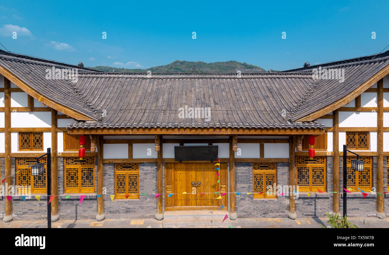 House in the ancient town of Mudong Stock Photo - Alamy