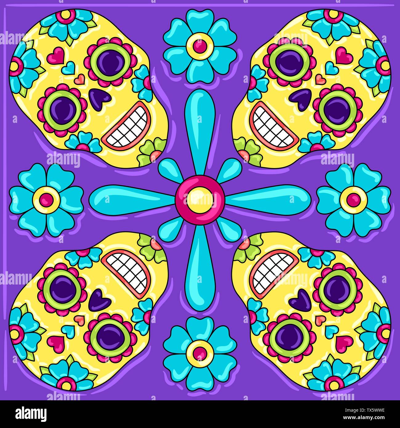 Background texture day dead Stock Vector Images - Alamy