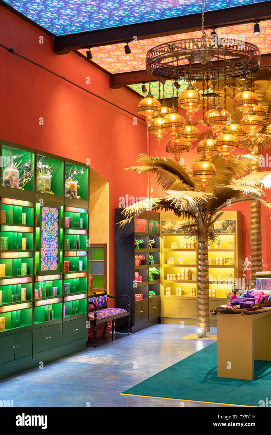 Interior of spa shop, Galle, Southern Province, Sri Lanka Stock Photo ...