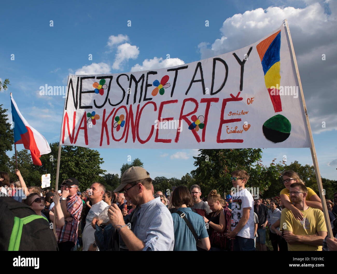 The largest Czech mass demonstration since 1989 with the attendance ...