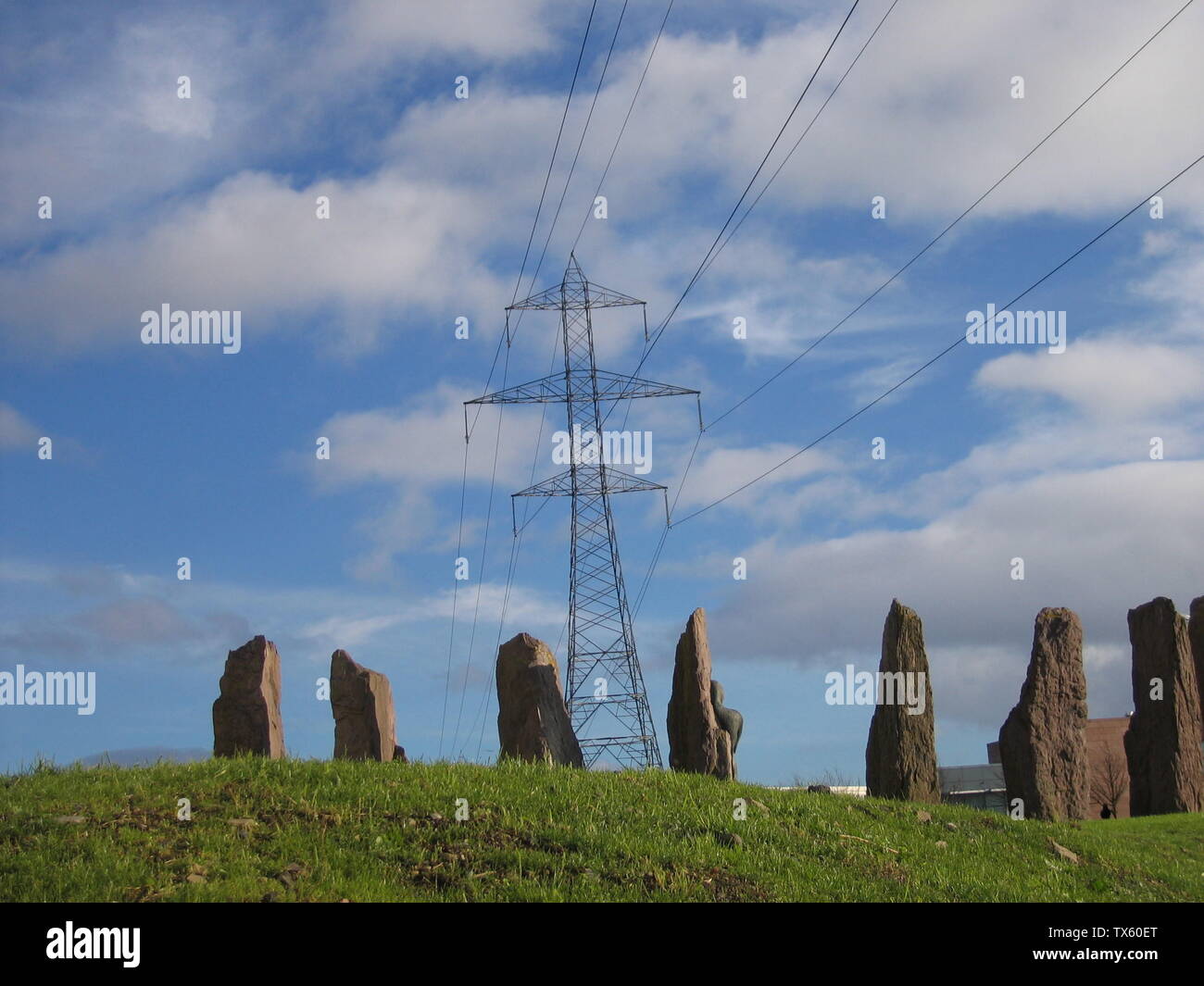 Power lines ireland hi-res stock photography and images - Alamy