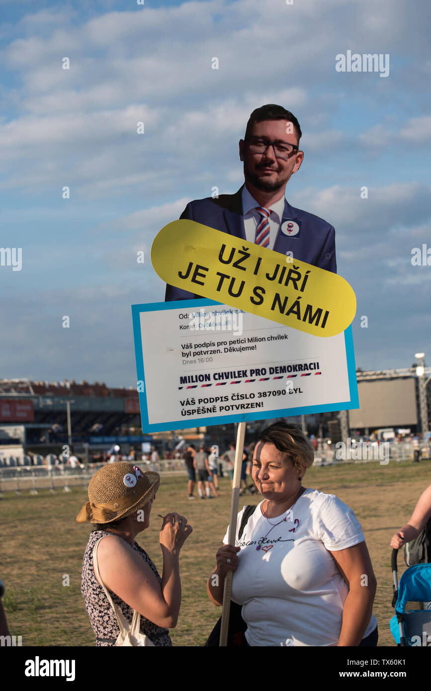 The largest Czech mass demonstration since 1989 with the attendance ...