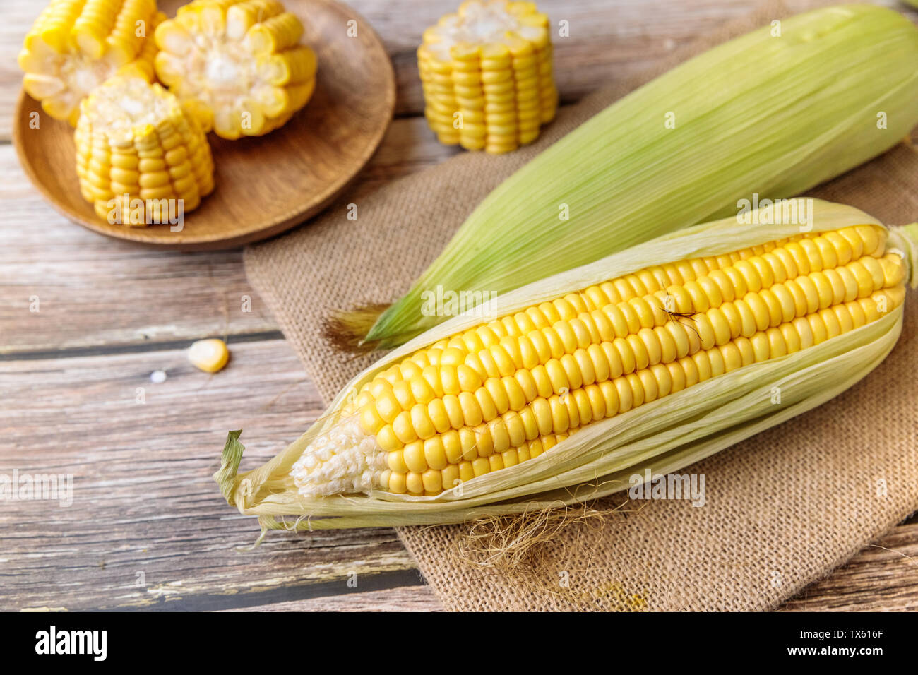 A close-up of corn still Stock Photo - Alamy
