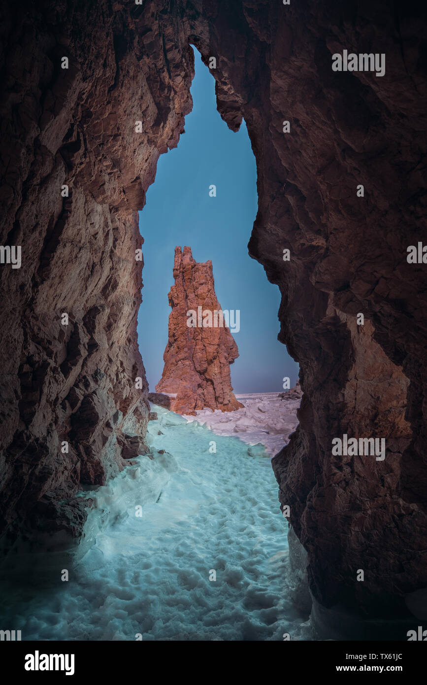 Dalian platoon stone scenery Stock Photo - Alamy