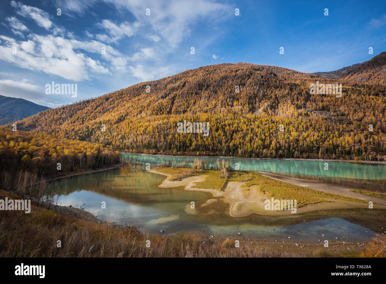 Xinjiang kanas rivers and lakes hi-res stock photography and images - Alamy