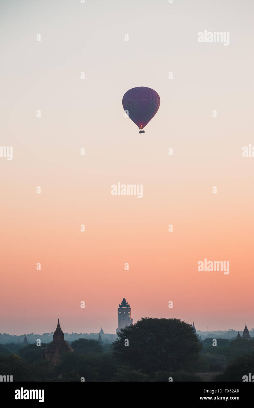Sunrise in Pagan, Myanmar Stock Photo - Alamy