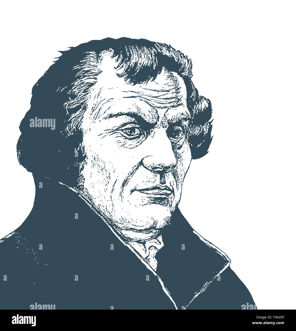 Excommunication of martin luther hi-res stock photography and images ...