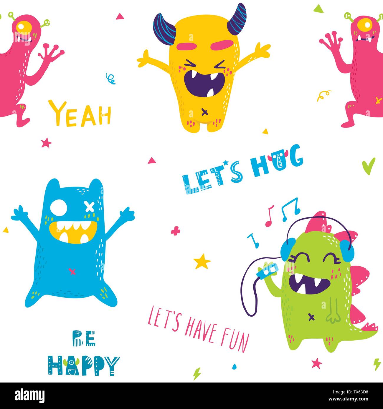 vector seamless pattern Stock Vector Image & Art - Alamy