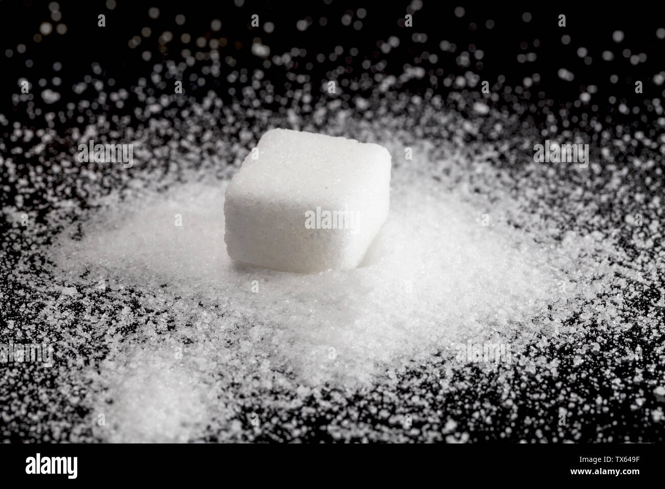 Pure white sugar Stock Photo - Alamy