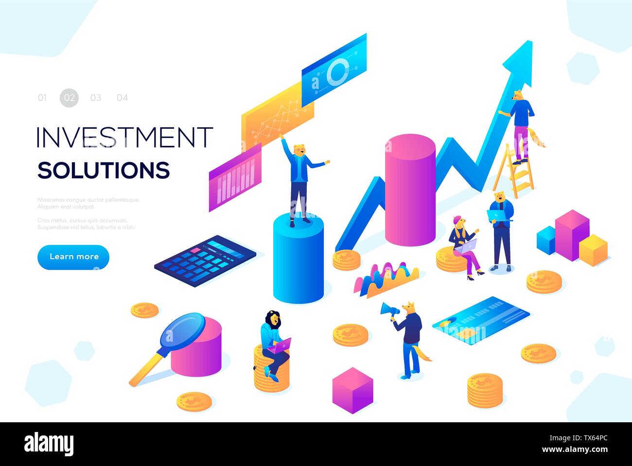 Analysis of sales, statistic grow data, accounting infographic ...