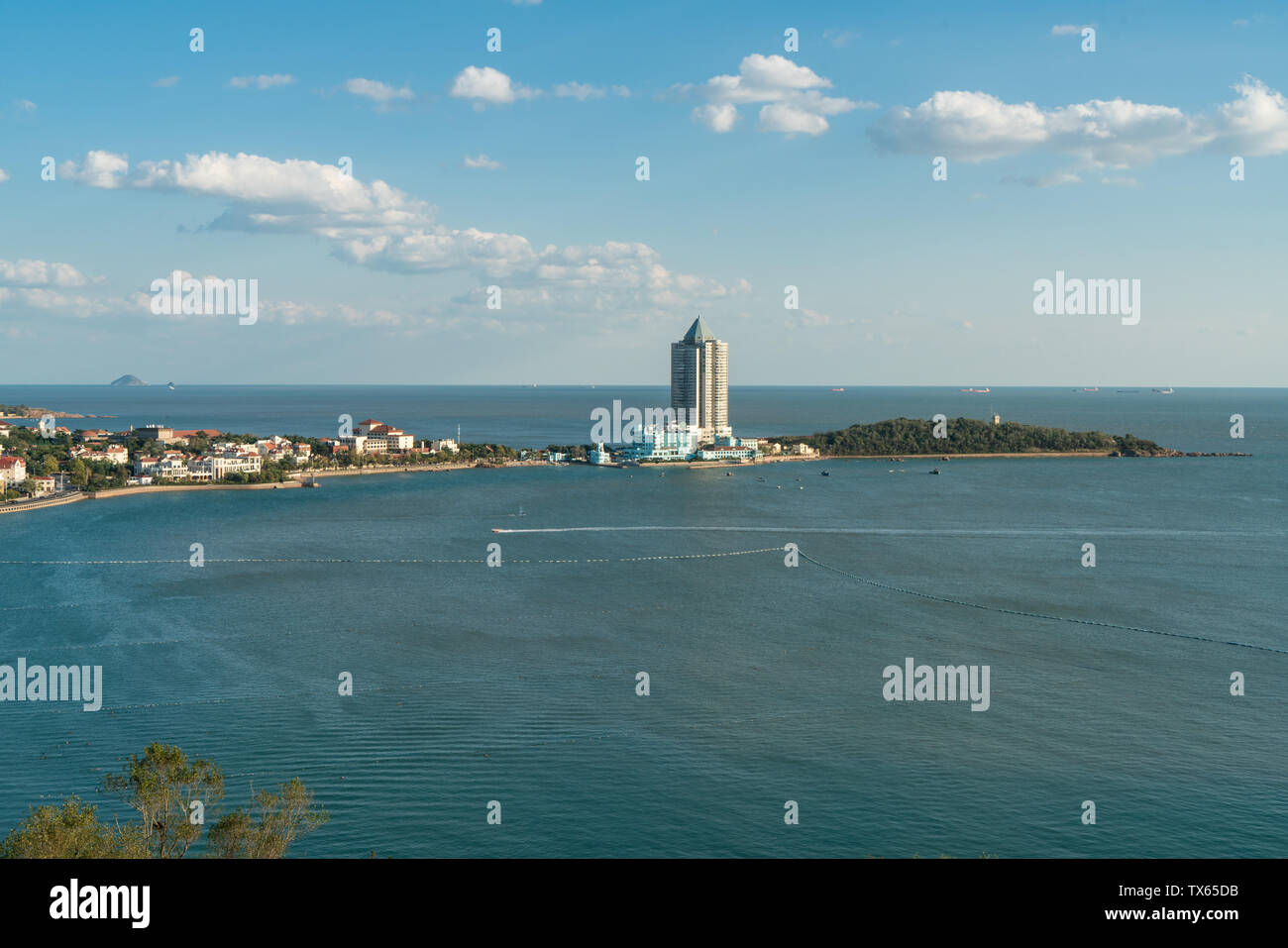 Shandong Qingdao city seaside scenery Stock Photo - Alamy