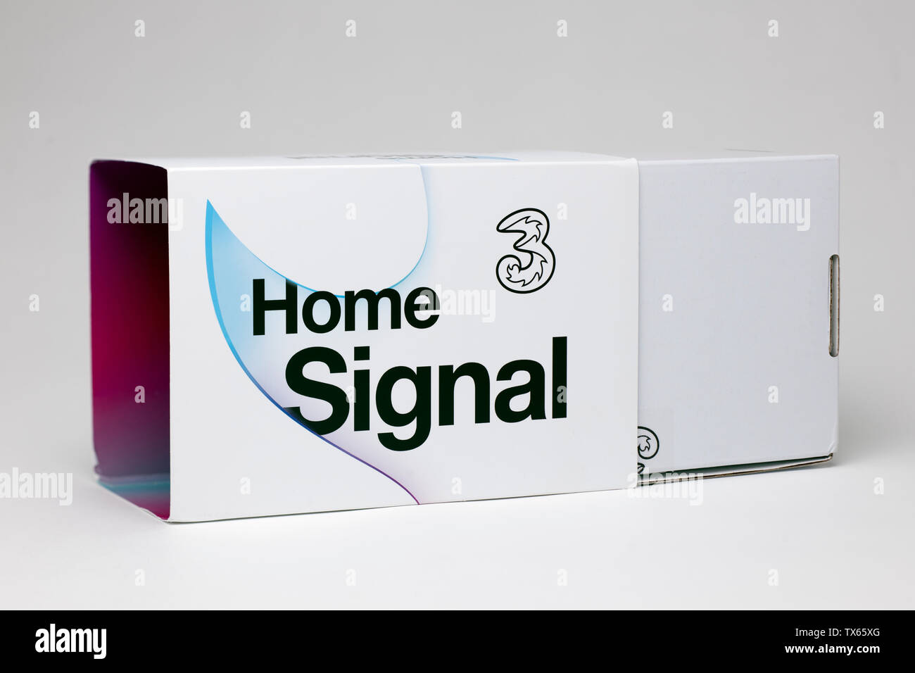 Three home cell mobile signal booster Stock Photo - Alamy