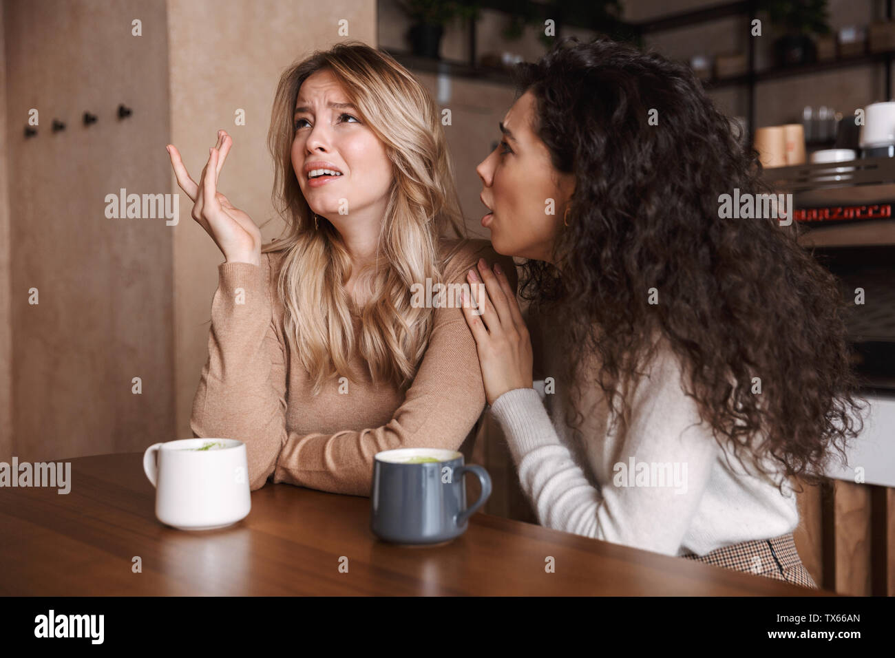 Girls Crying Together