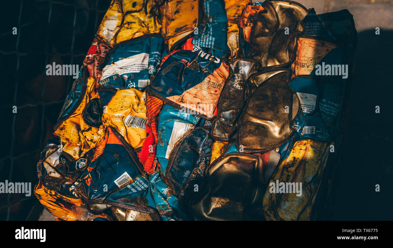 Color, shot by Xi'an old steel factory Stock Photo - Alamy