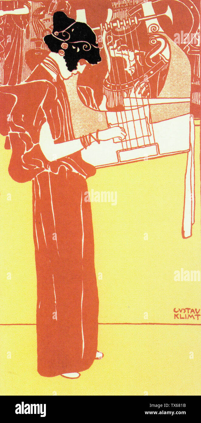 Gustav klimt drawing gustav klimt hi-res stock photography and images ...