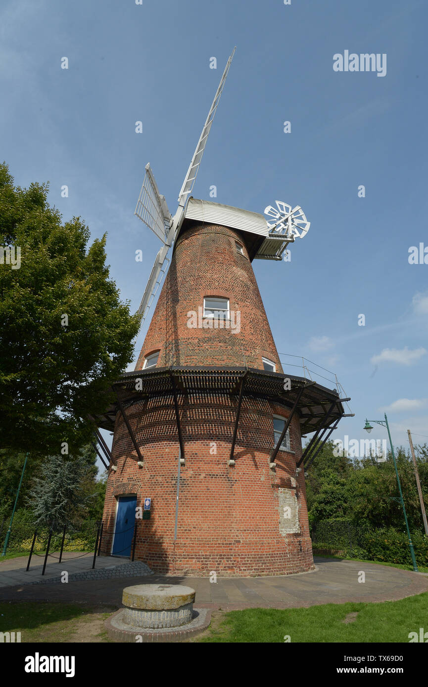 Rayleigh Windmill Essex Stock Photo - Alamy