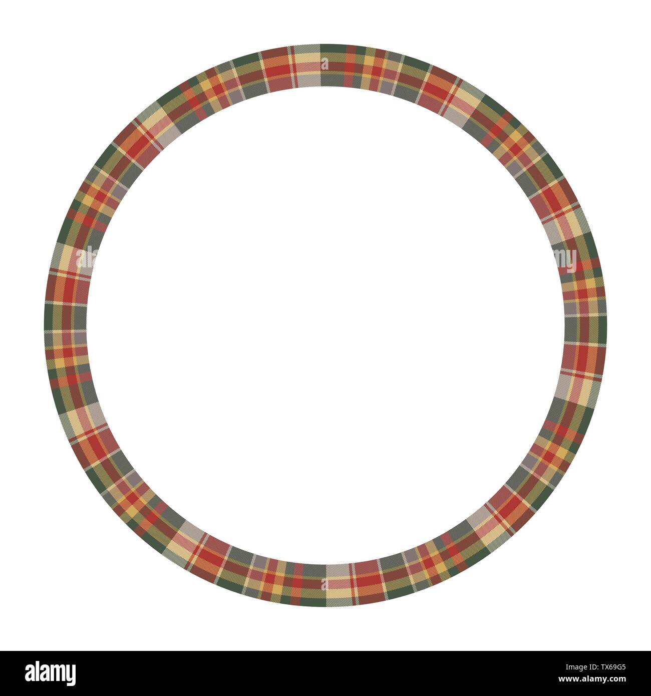Round frame vector vintage pattern design template. Circle border ...
